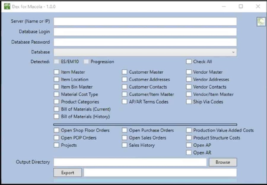 MACOLA Data Extraction Toolkit